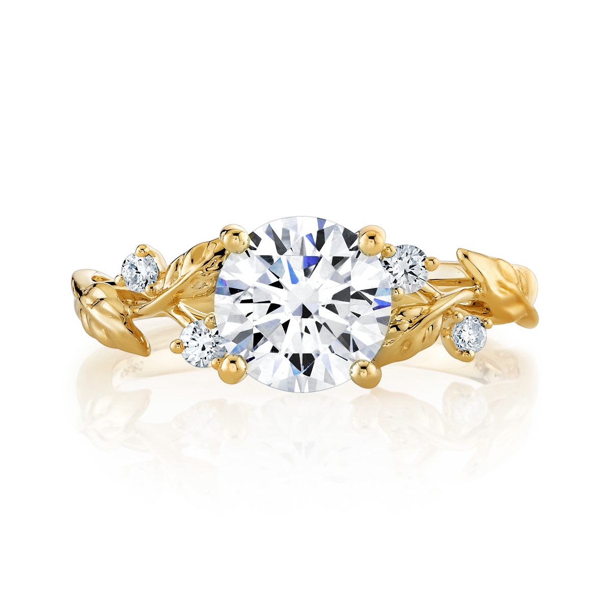 Lyria Diamond Leaf Ring Setting by Parade Designs – Perrara