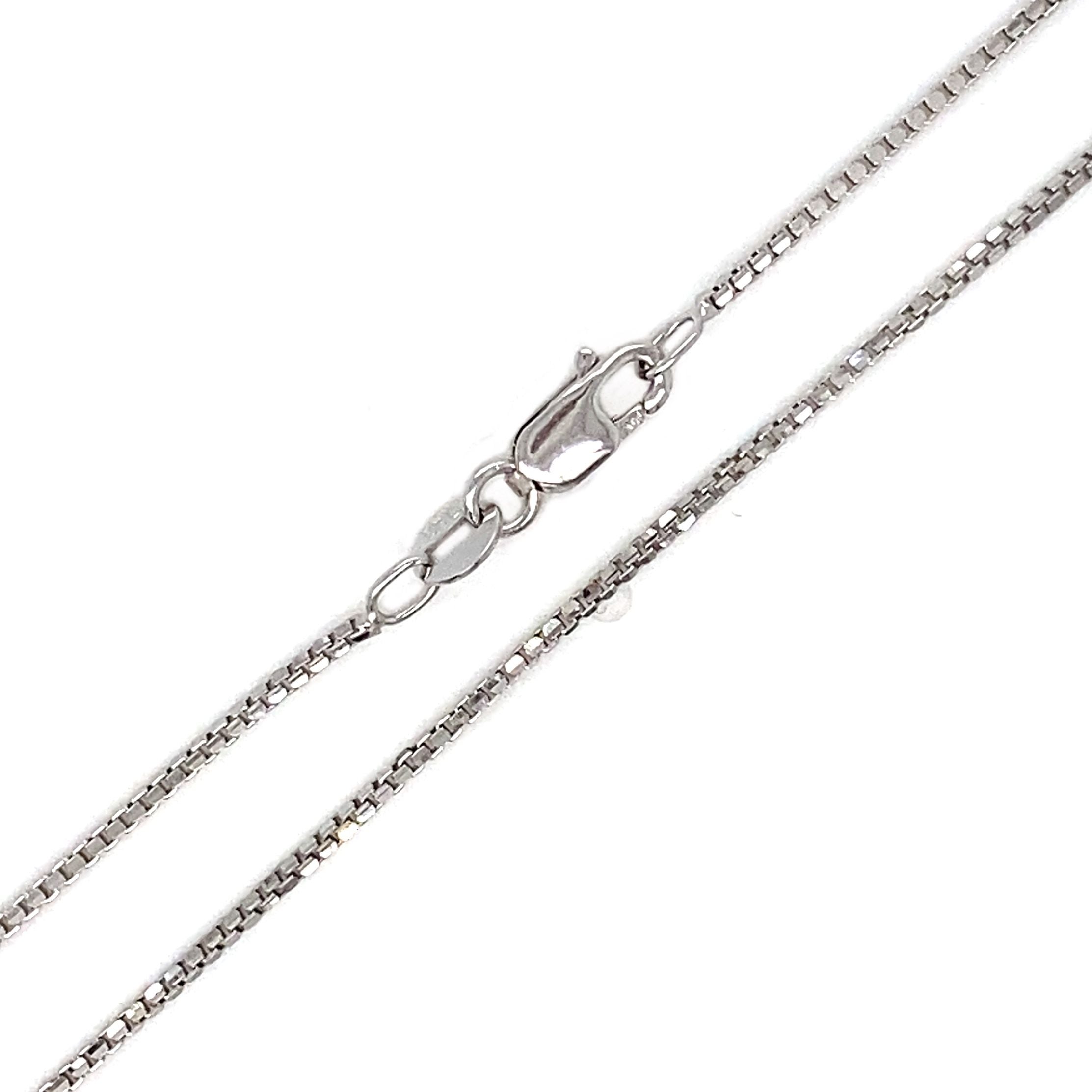 16 Inch White Box Chain – Perrara