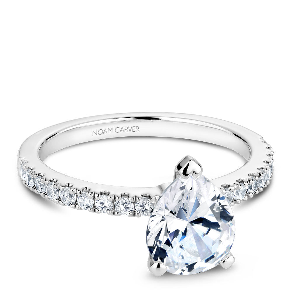 Pear Cut Ring Setting by Noam Carver – Perrara