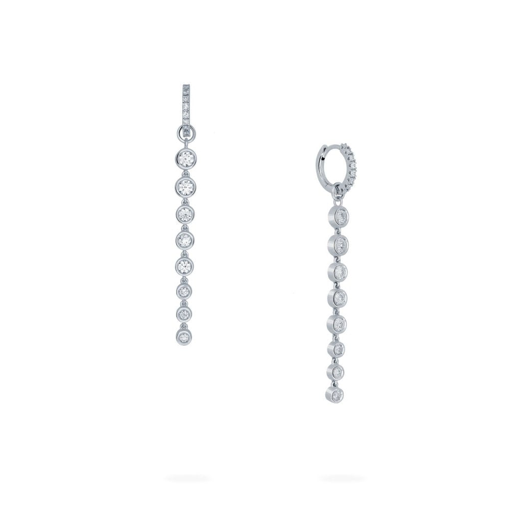 Birks Splash Diamond Hoop Drop Earrings – Perrara